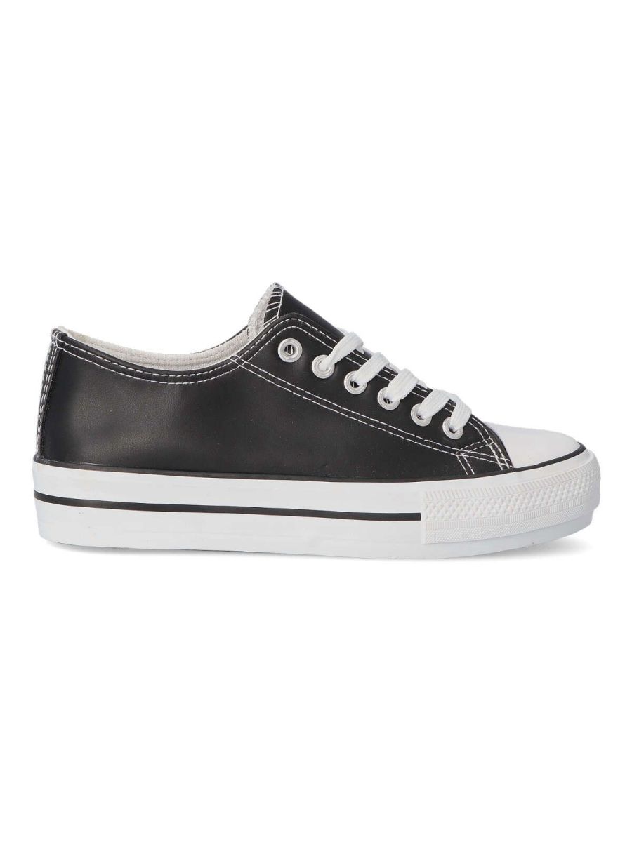VVNN Sneakers casual de mujer BOL TO349 NEGRO