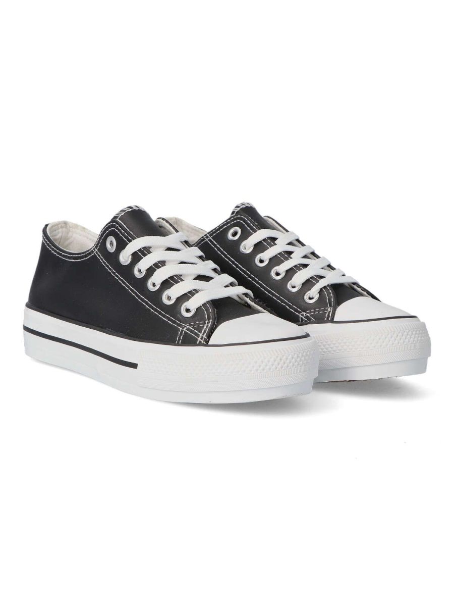 VVNN Sneakers casual de mujer BOL TO349 NEGRO