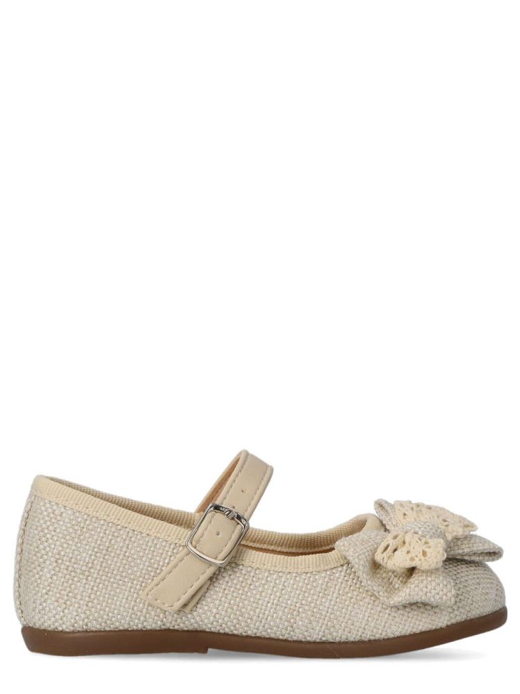 PEKES Zapatilla mercedita hebilla cordón yute