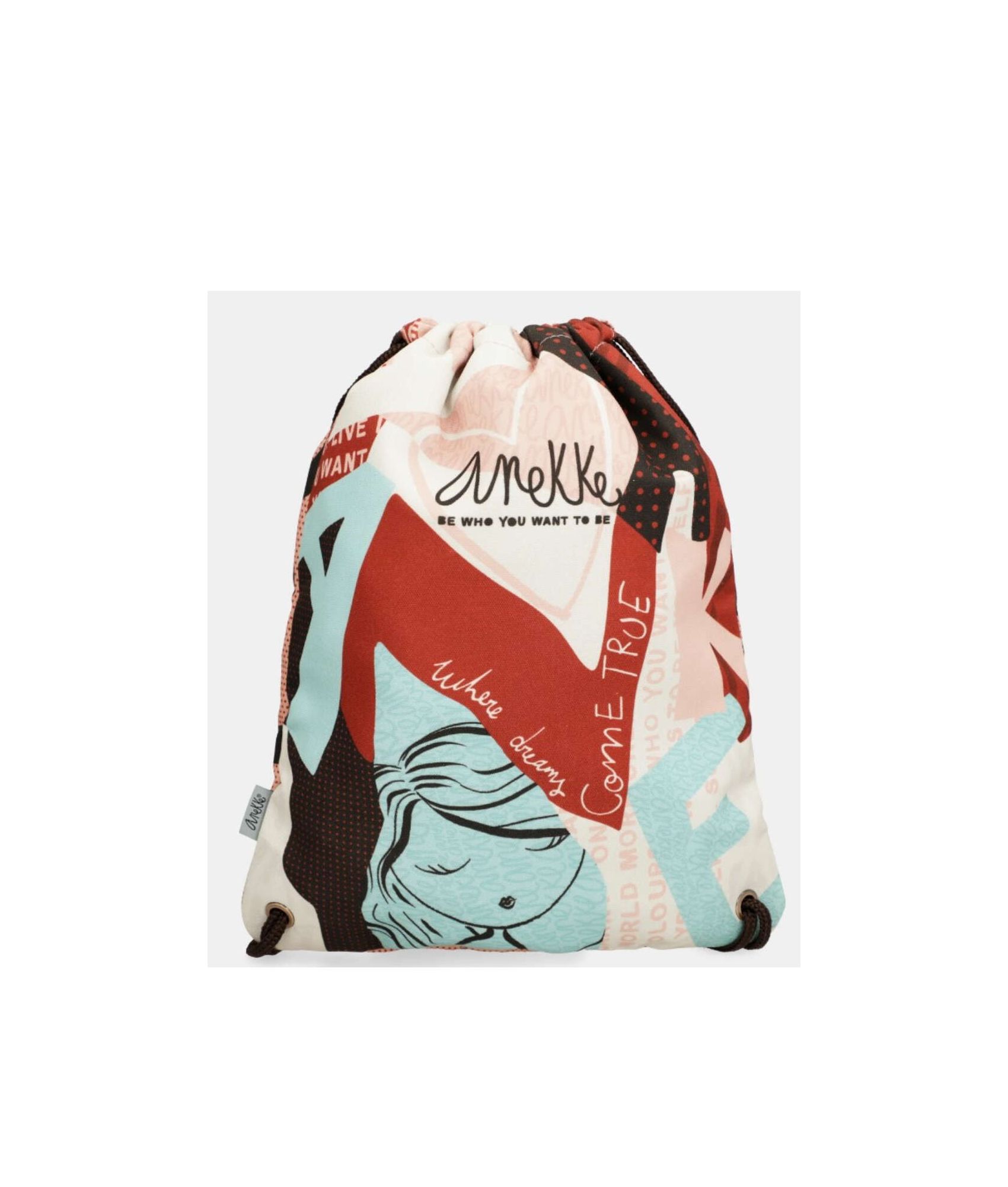 ANEKKE Bolsa mochila saco tela Fashion