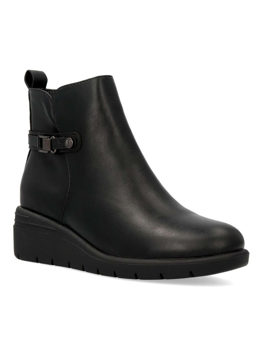 HISPAFLEX Botines bajos confort cremallera