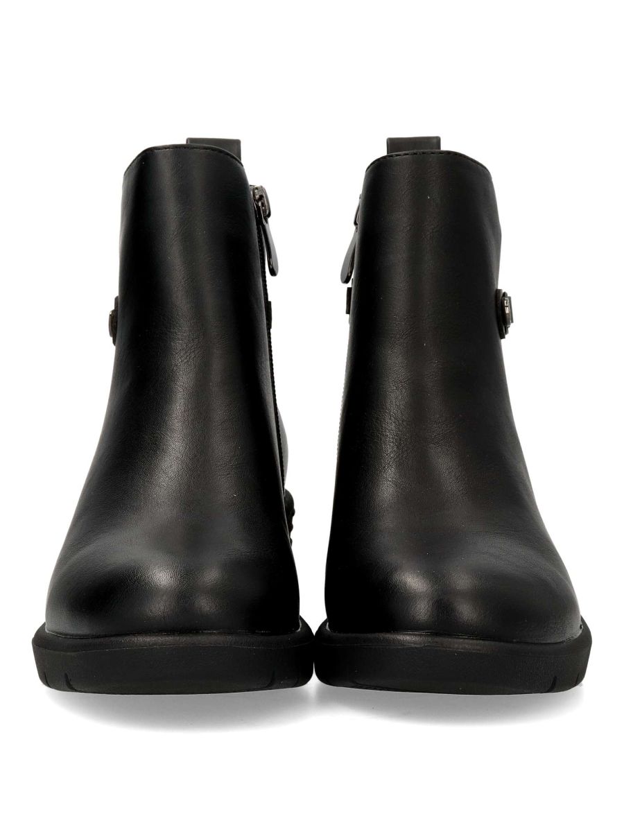 HISPAFLEX Botines bajos confort cremallera