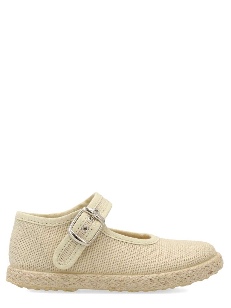 PEKES Zapatilla mercedita hebilla cordón yute