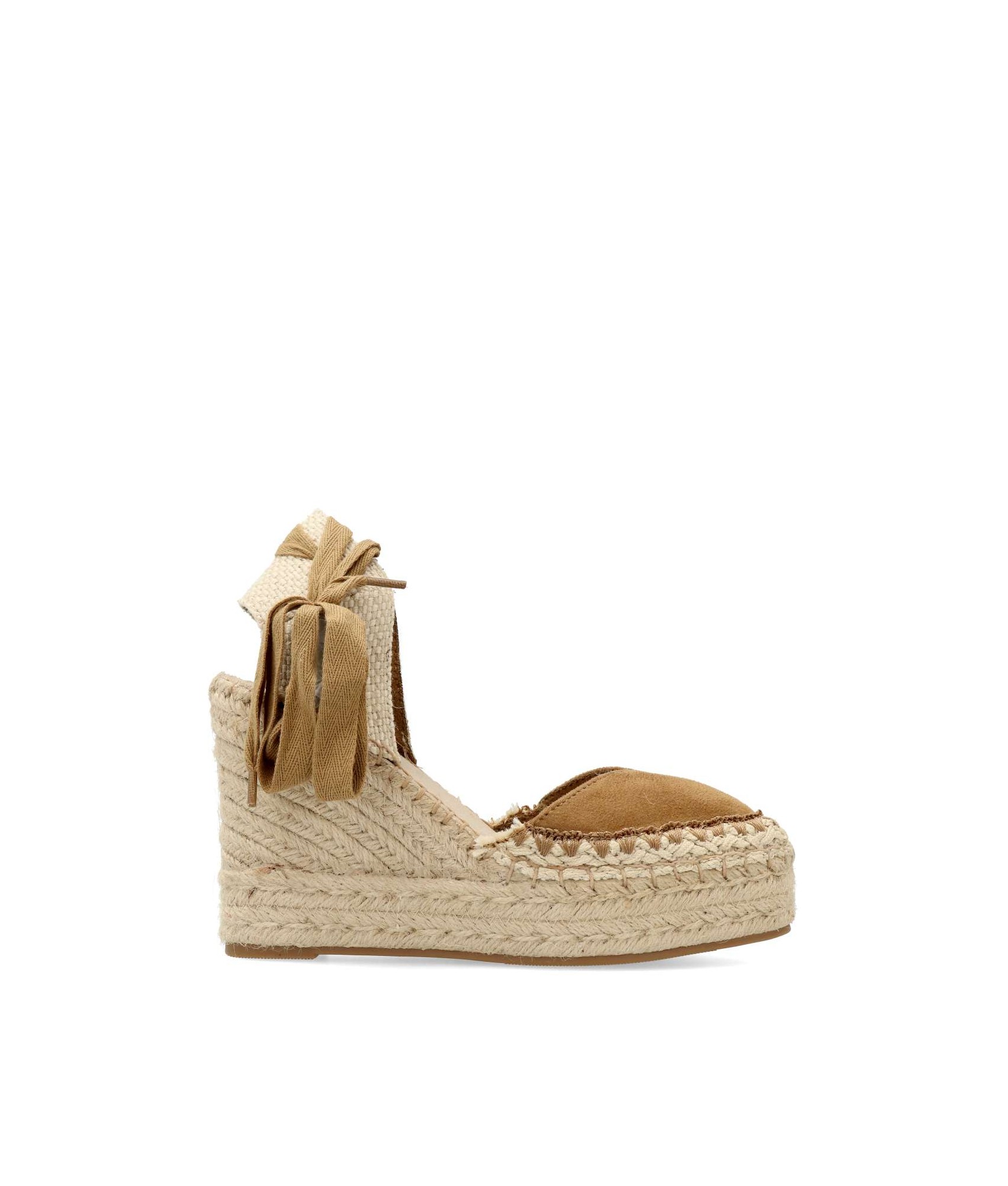 VANESSA Valenciana cintas cuña alta plataforma